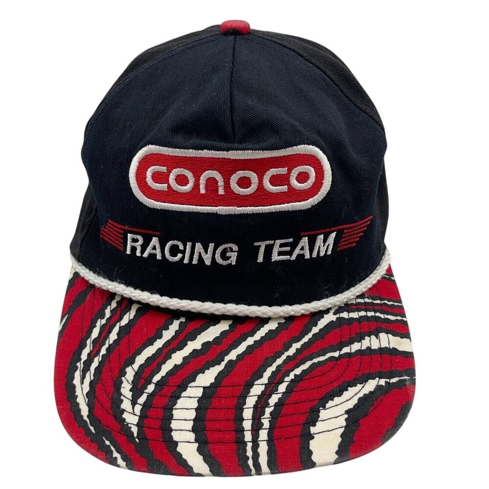 Vintage Conoco Racing Team Snapback Cap Adjustable Ha… - Gem